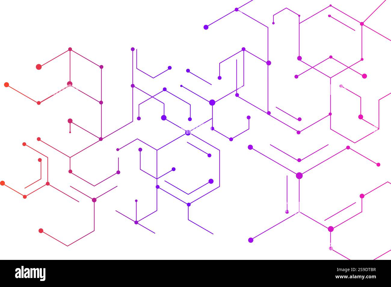 Modern Hexagon Pattern on White Background for Professional Banner ...
