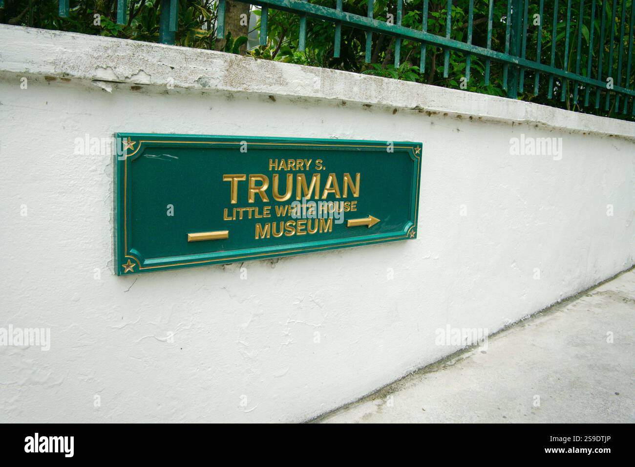 Signs for President Harry Truman's presidential Little White House ...
