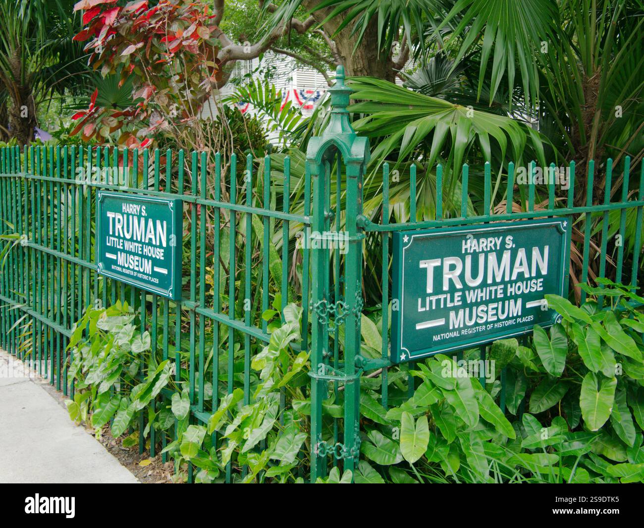 Signs for President Harry Truman's presidential Little White House ...
