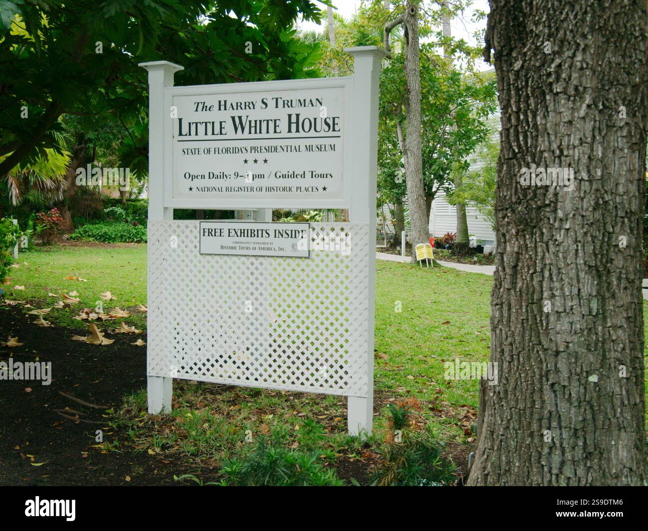Signs for President Harry Truman's presidential Little White House ...