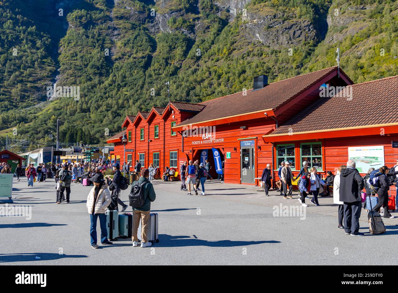 Flam village in Norway, popular travel destination often receives ...