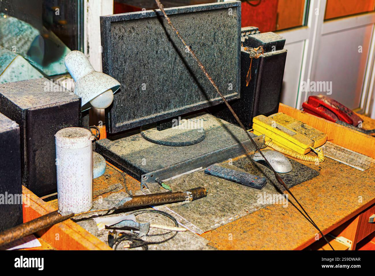 Smoke soot computer hi-res stock photography and images - Alamy