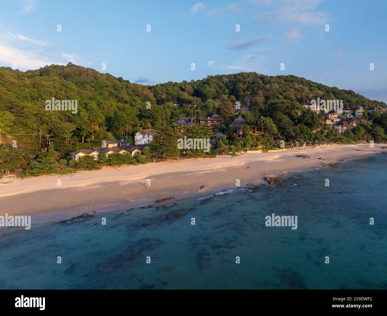 Aerial view of the beach in Ko Lanta Island, Thailand Stock Photo - Alamy
