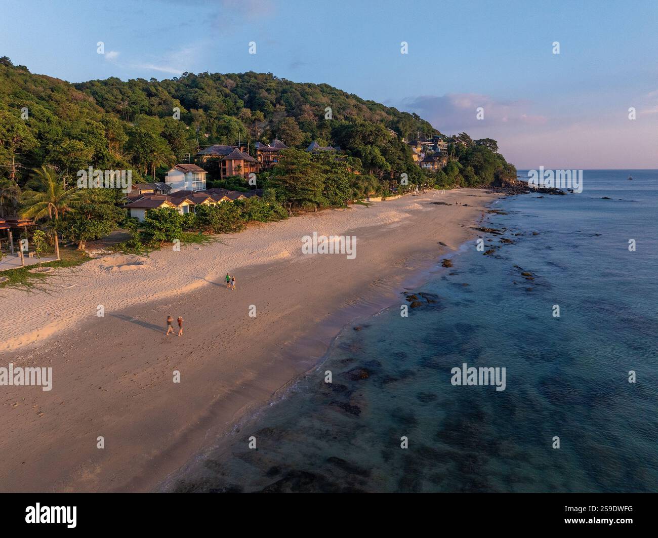 Aerial view of the beach in Ko Lanta Island, Thailand Stock Photo - Alamy