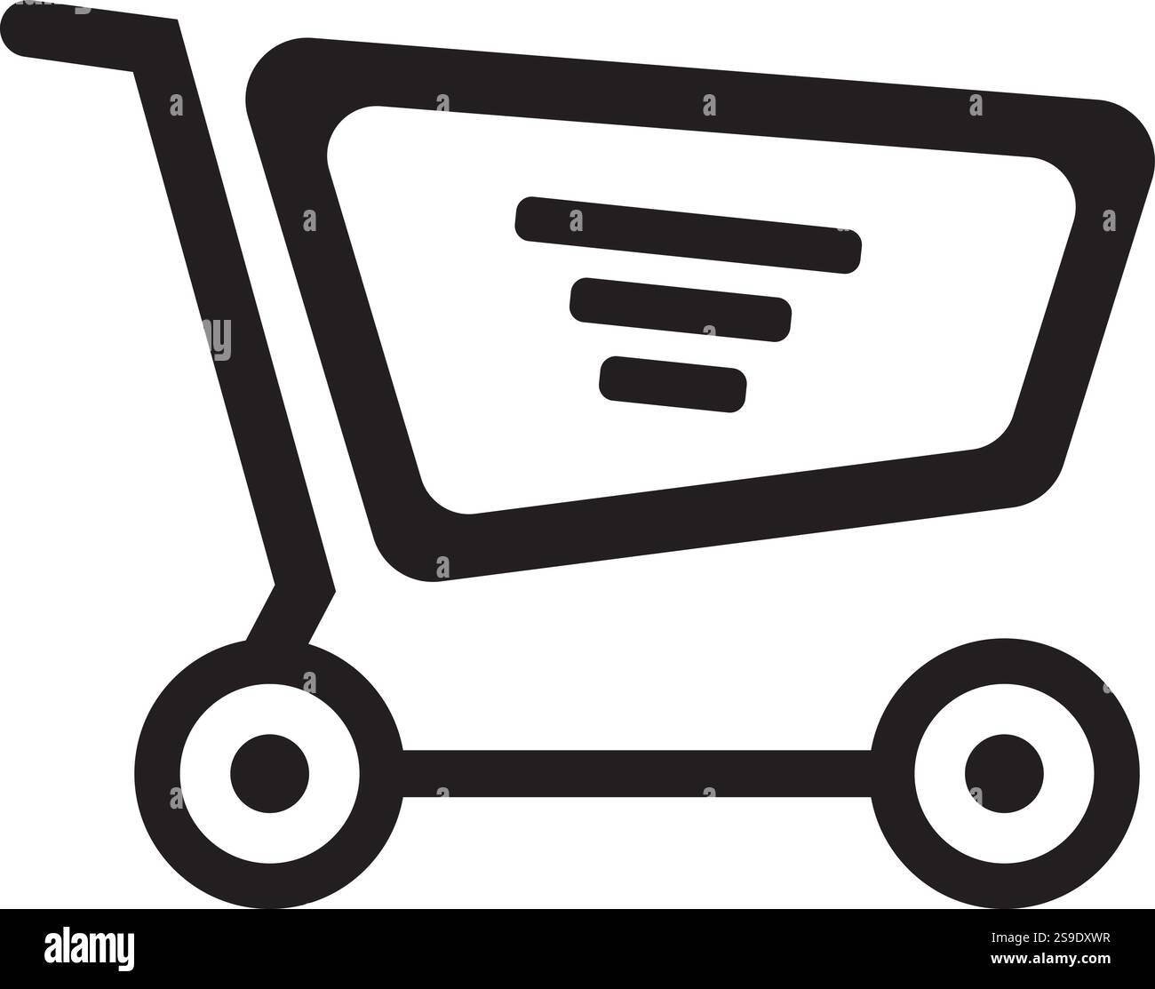 Shopping Cart Icon Vector, Shopping Trolley Icon, Shopping Cart Logo ...