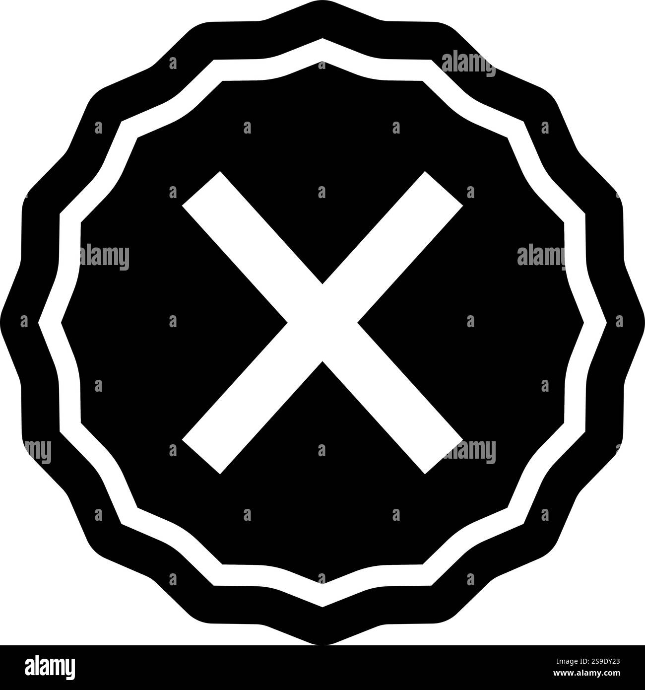 Cross Sign or Wrong sign icon on transparent background. cancel icon ...