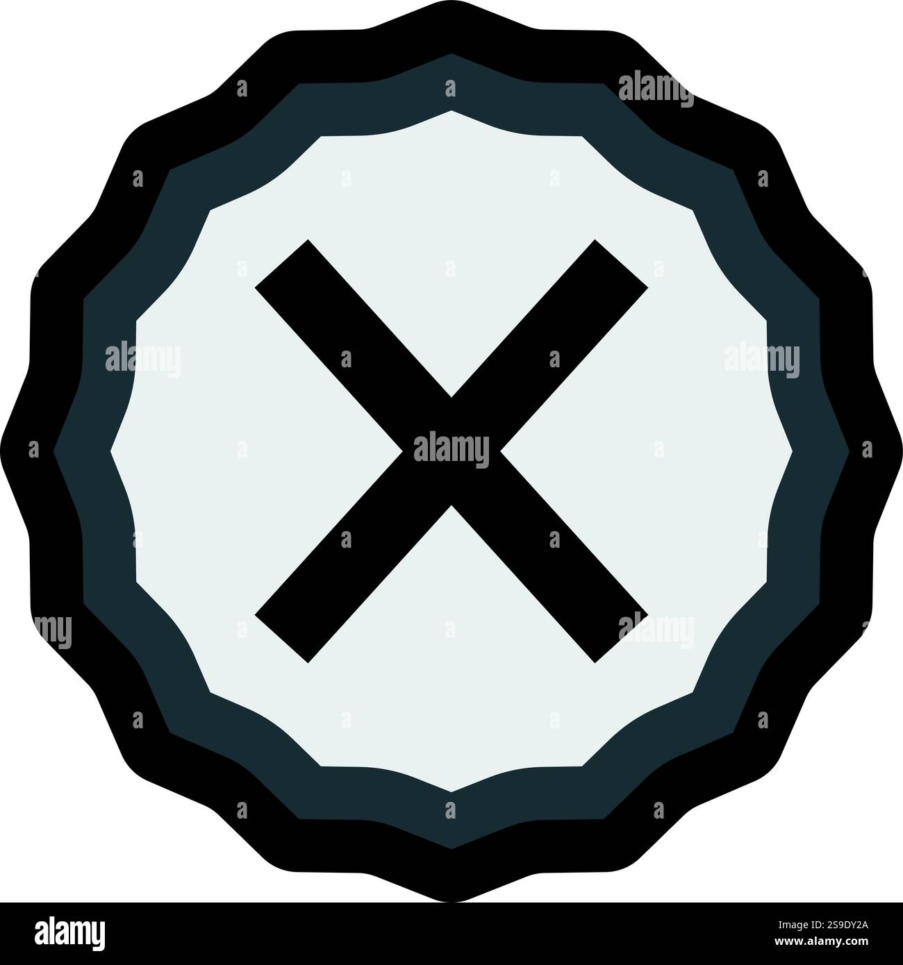 Cross Sign or Wrong sign icon on transparent background. cancel icon Stock Vector Image & Art ...