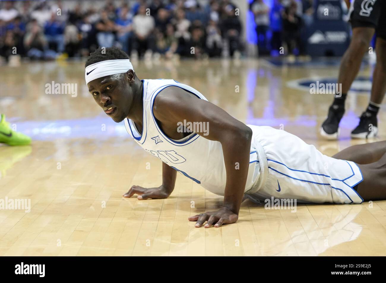 PROVO, UT - JANUARY 25: BYU Cougars forward Mawot Mag (0) as seen ...