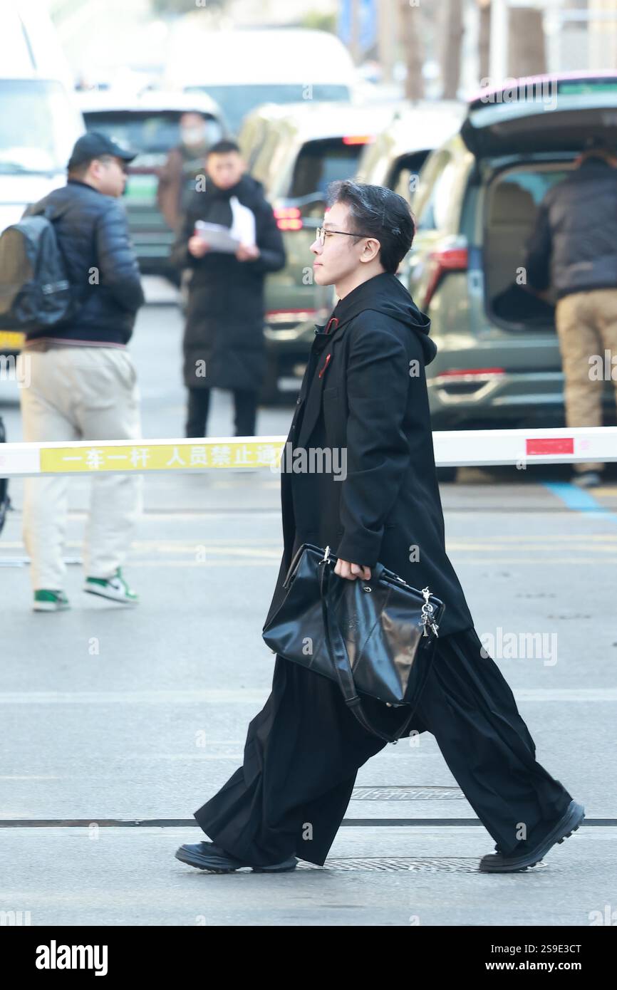 Taiwanese magician Lu Chen appears in Beijing, China, 22 January, 2025 ...