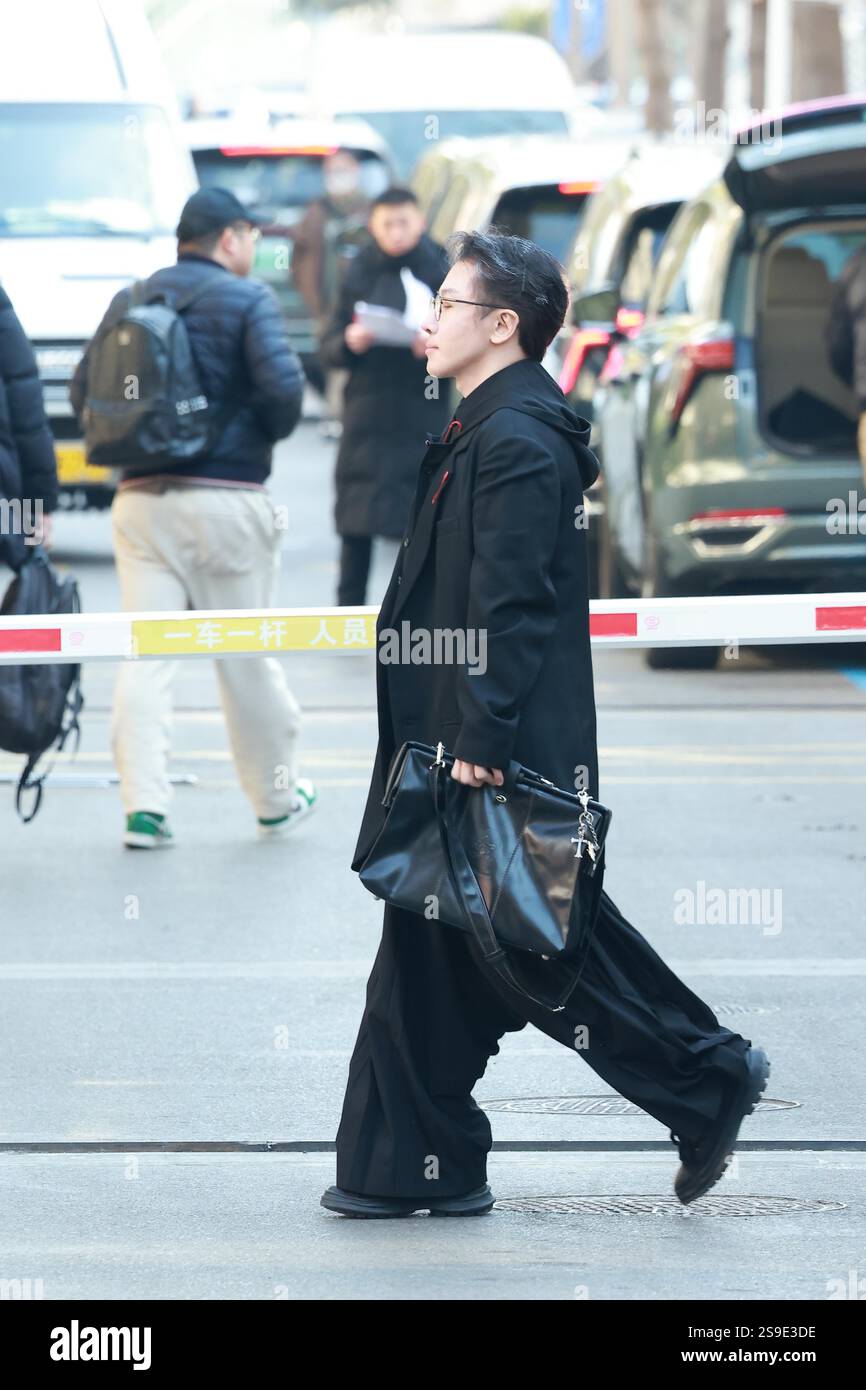 Taiwanese magician Lu Chen appears in Beijing, China, 22 January, 2025 ...