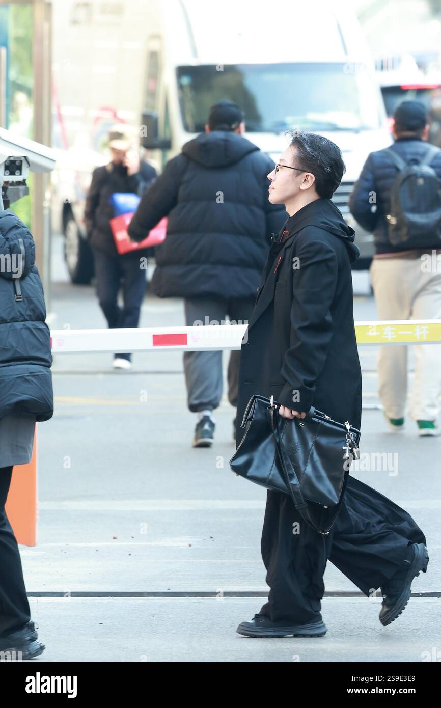 Taiwanese magician Lu Chen appears in Beijing, China, 22 January, 2025 ...