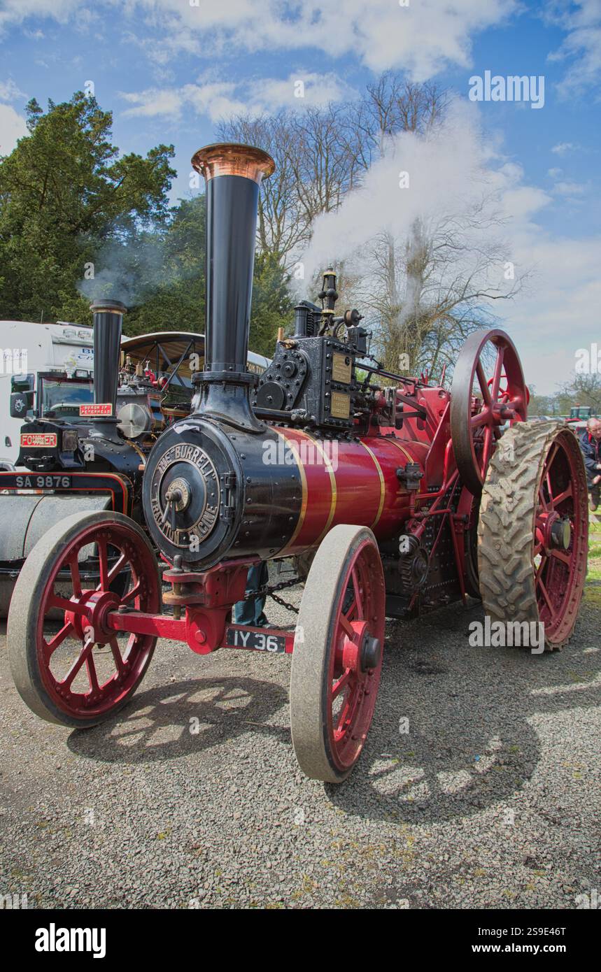 Restored steam powered heavy tractor on display in Northern Ireland ...