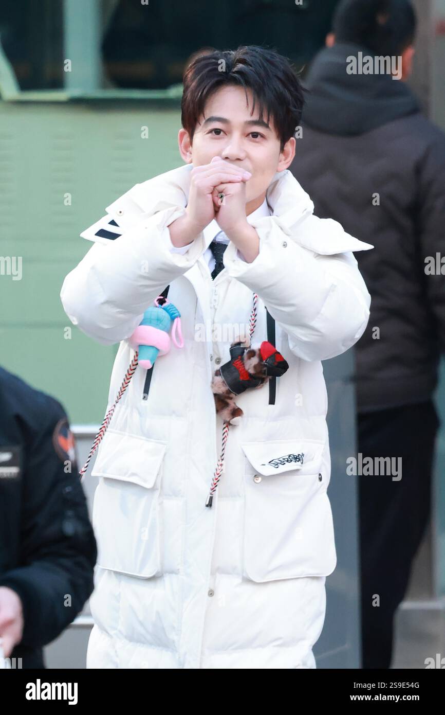 Chinese singer, songwriter and actor Su Xing appears in Beijing, China ...