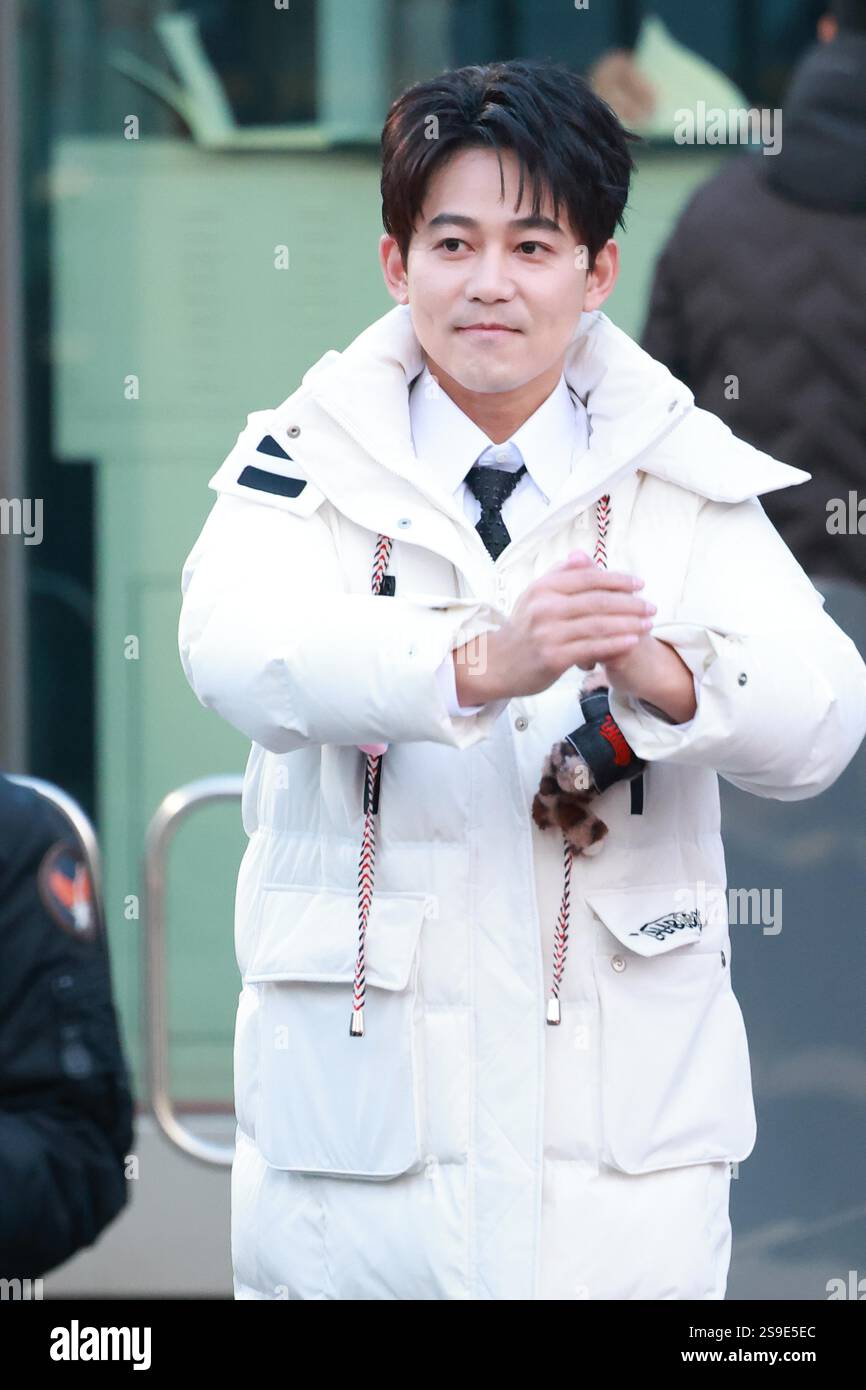 Chinese singer, songwriter and actor Su Xing appears in Beijing, China ...