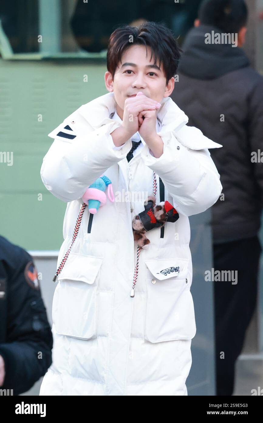 Chinese singer, songwriter and actor Su Xing appears in Beijing, China ...