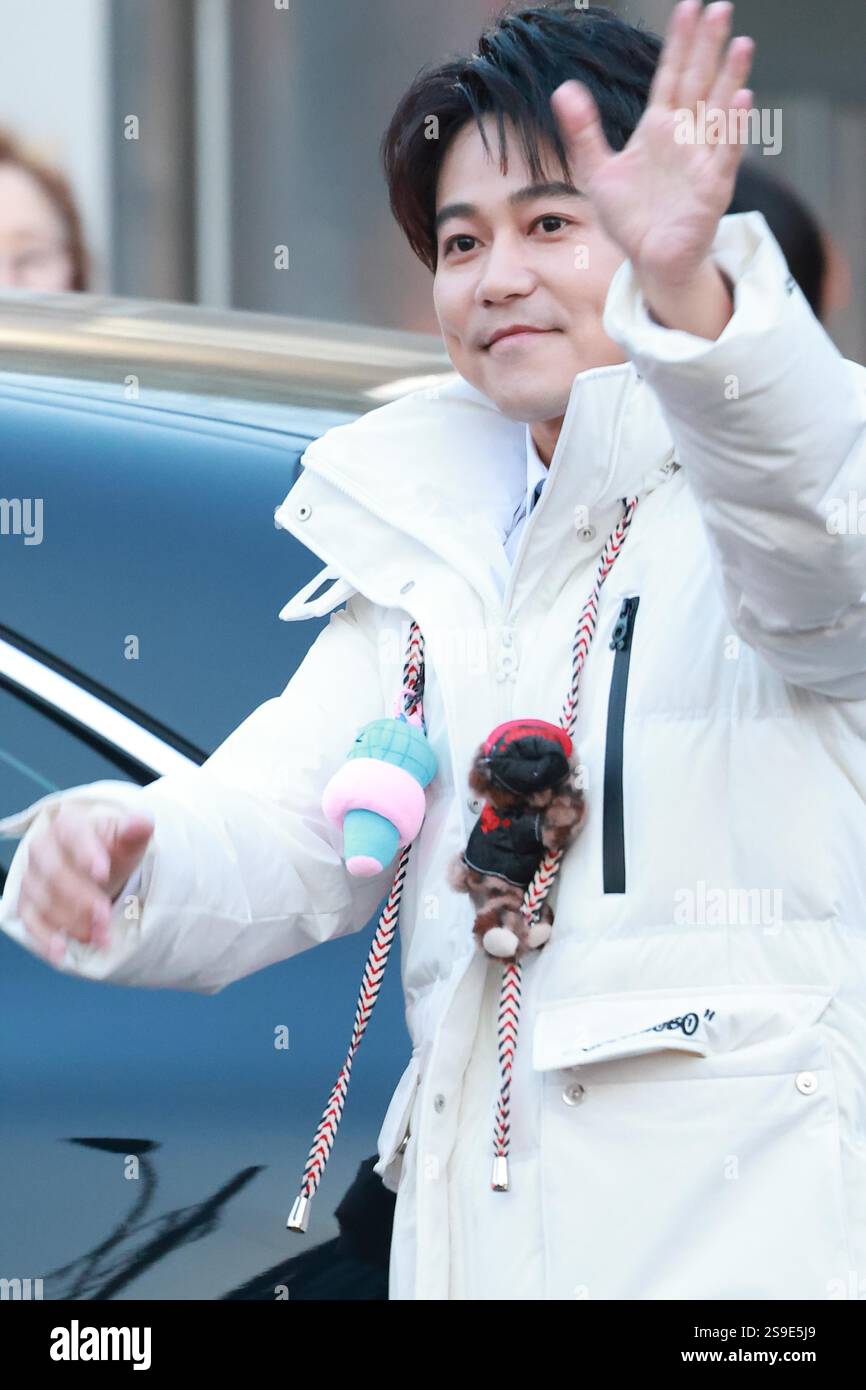 Chinese singer, songwriter and actor Su Xing appears in Beijing, China ...