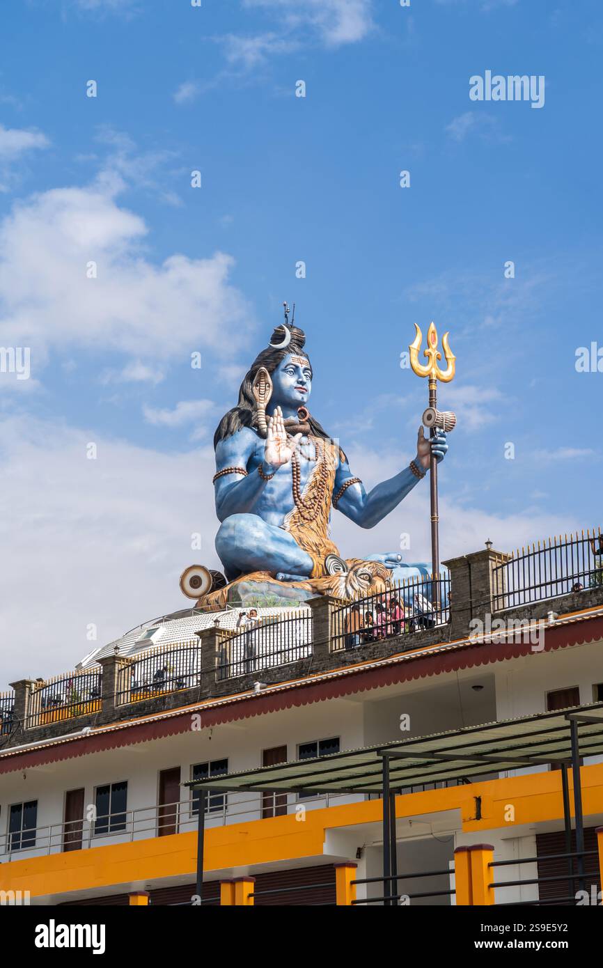 The height of the Shiva Statue in Pumdikot is 108 feet tall and the ...