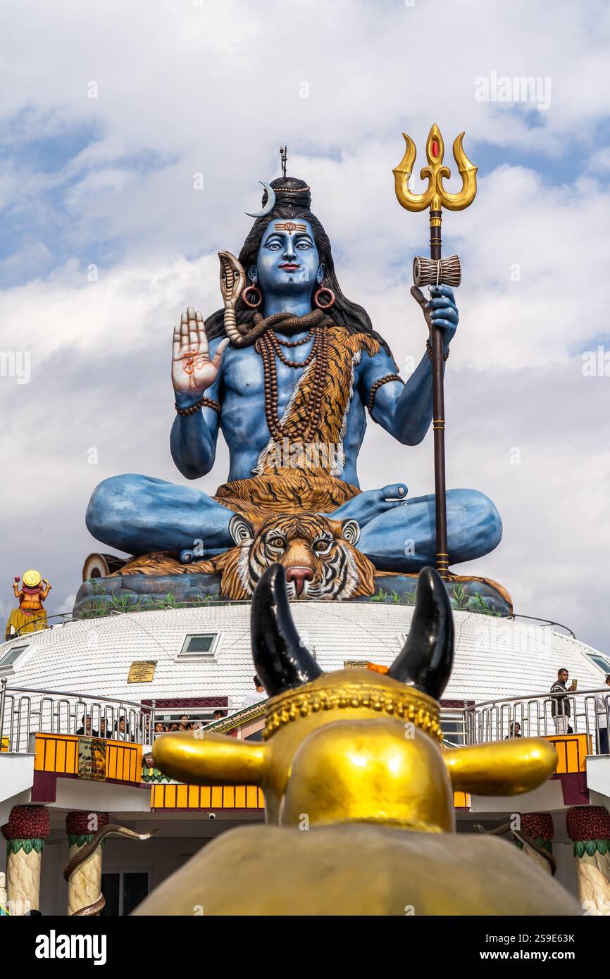 The height of the Shiva Statue in Pumdikot is 108 feet tall and the ...