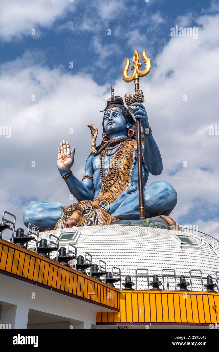 The height of the Shiva Statue in Pumdikot is 108 feet tall and the ...
