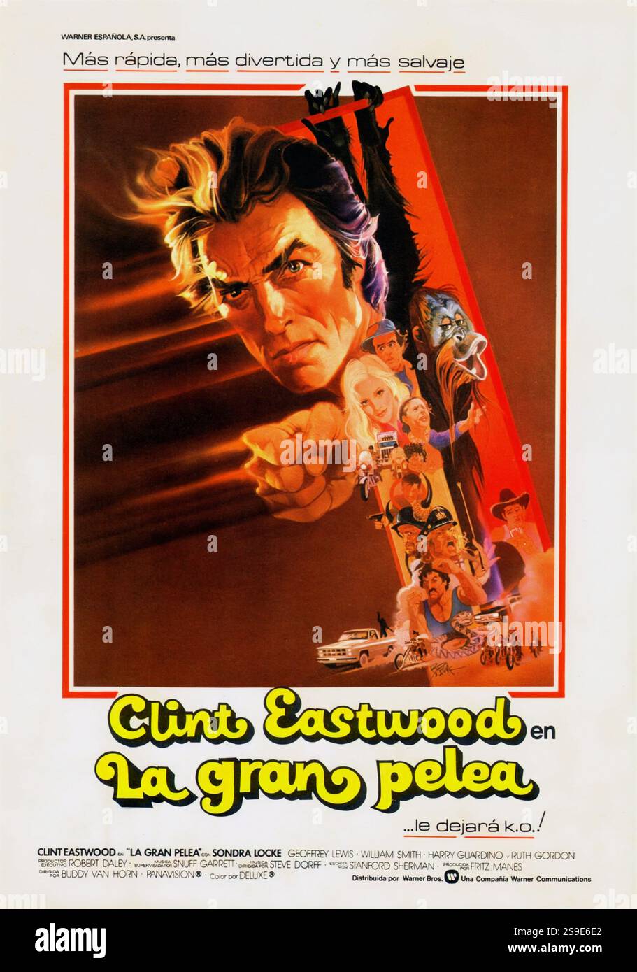 CLINT EASTWOOD in ANY WHICH WAY YOU CAN (1980), directed by BUDDY VAN ...