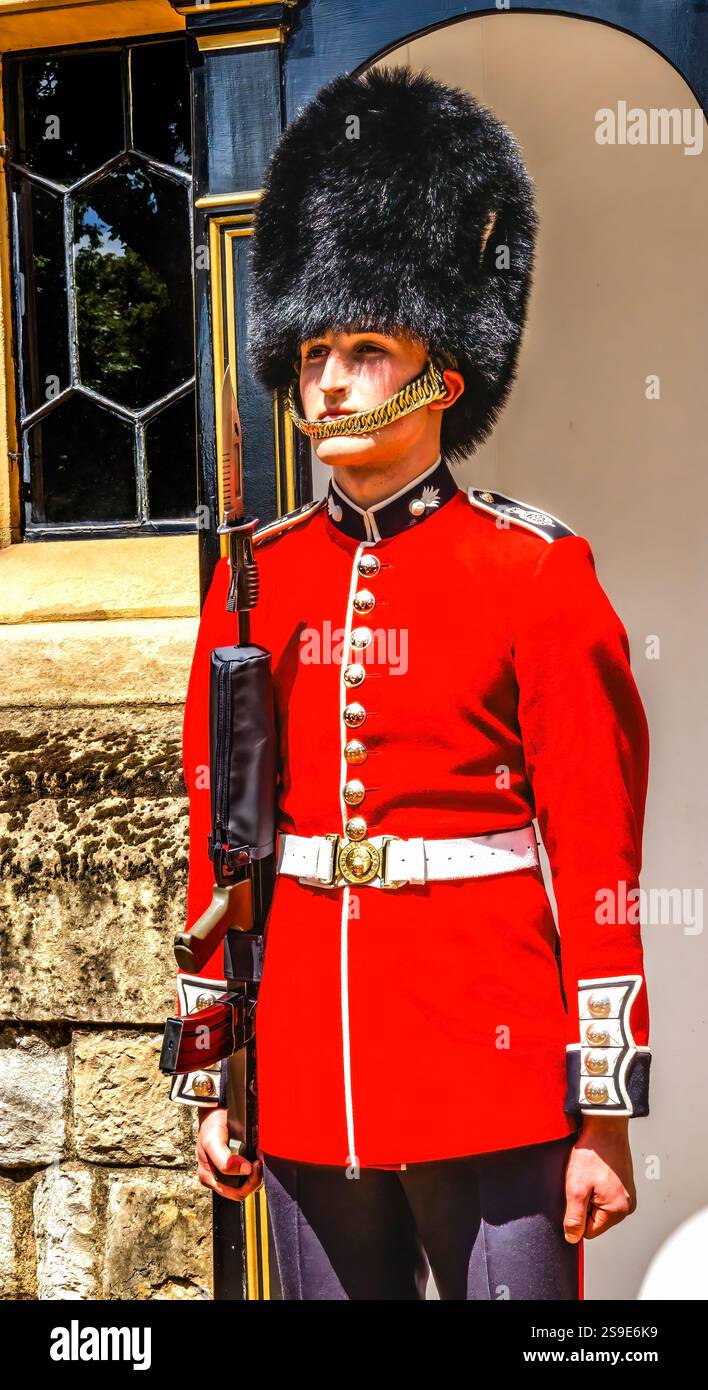 British Honor Tower Guard Tower of London London England. .Tower castle ...