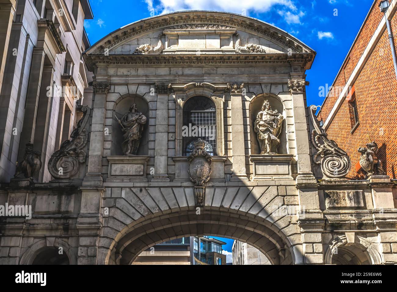 Temple Bar Gateway To City of London England. Commissioned by King ...