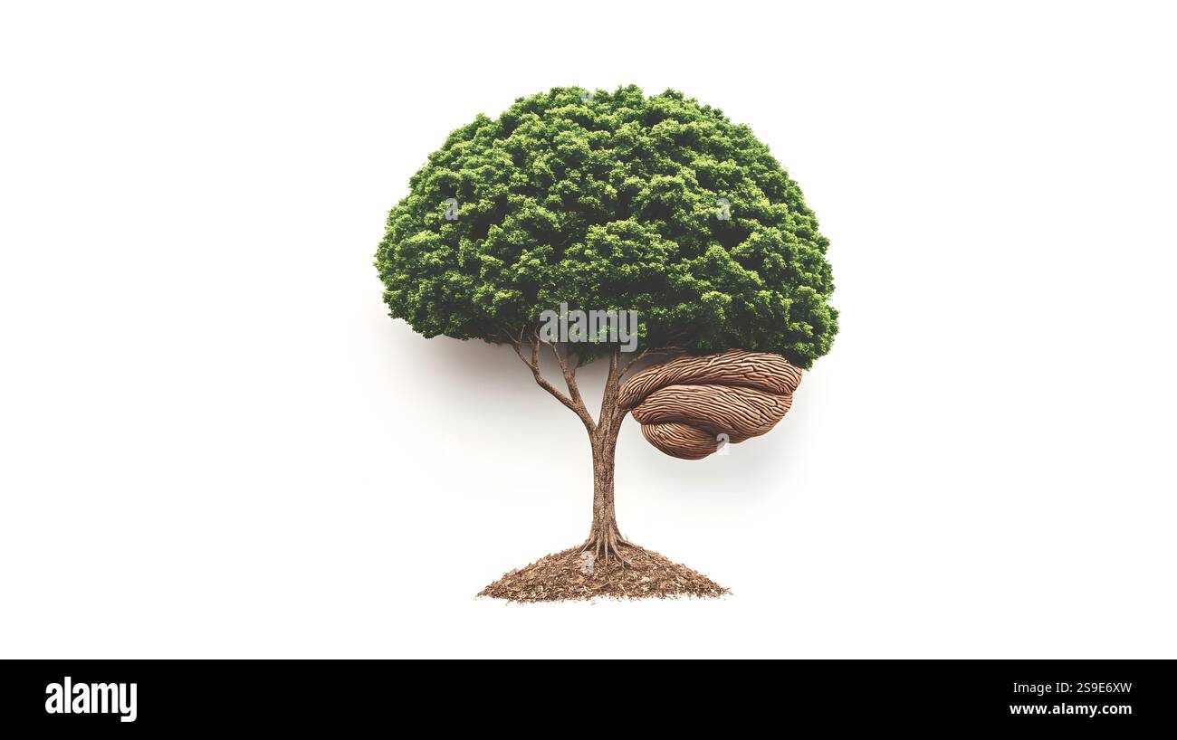 Surreal and image depicting the connection between the human mind and ...