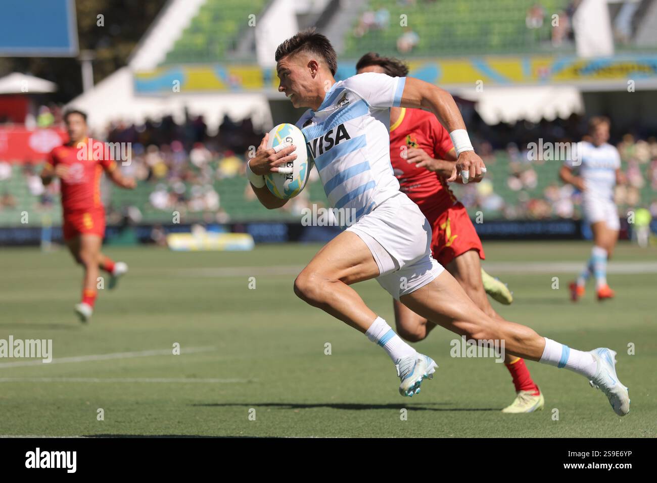Perth, Australia. 26th Jan, 2025. Marcos Moneta of Argentina scores a ...