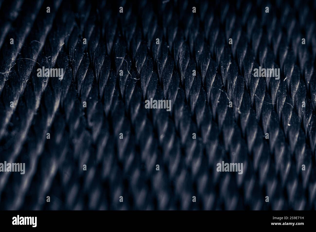 Close-up of textured fabric showcasing intricate weave patterns in deep ...