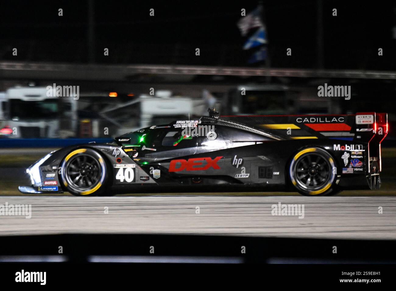 25 January 2025, USA, Daytona Beach: Motorsport: Rolex 24 Daytona, Daytona International ...