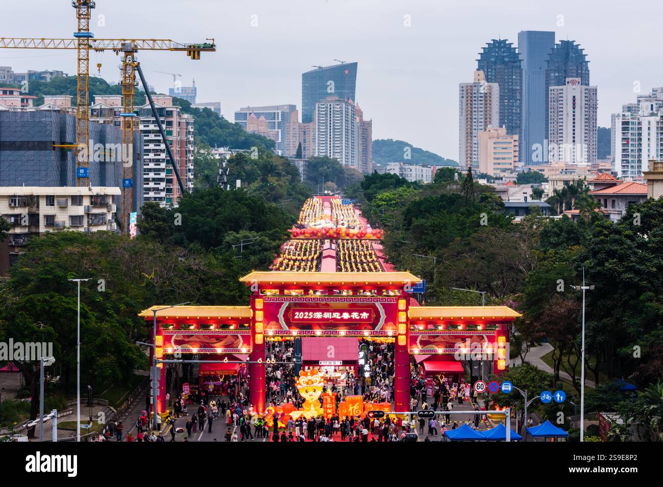 The 2025 Shenzhen Spring Flower Market opens in Shenzhen City, south ...