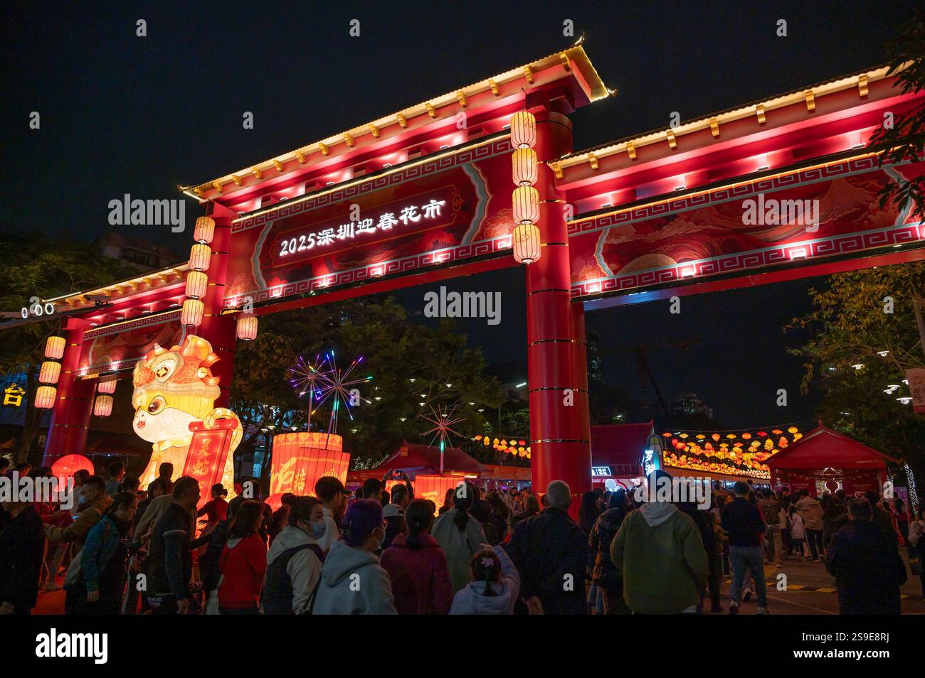 The 2025 Shenzhen Spring Flower Market opens in Shenzhen City, south ...