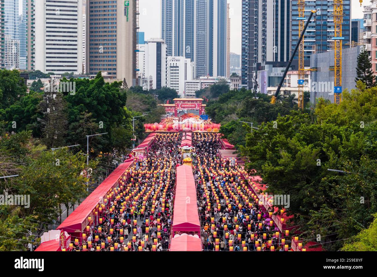 The 2025 Shenzhen Spring Flower Market opens in Shenzhen City, south ...