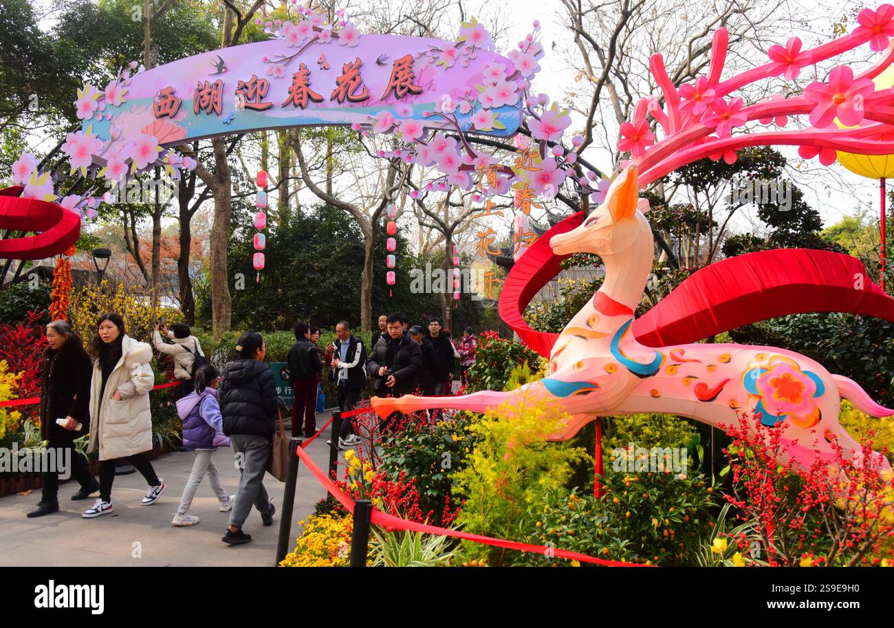 The 2025 West Lake Spring Flower Show kicks off in Hangzhou City, east ...