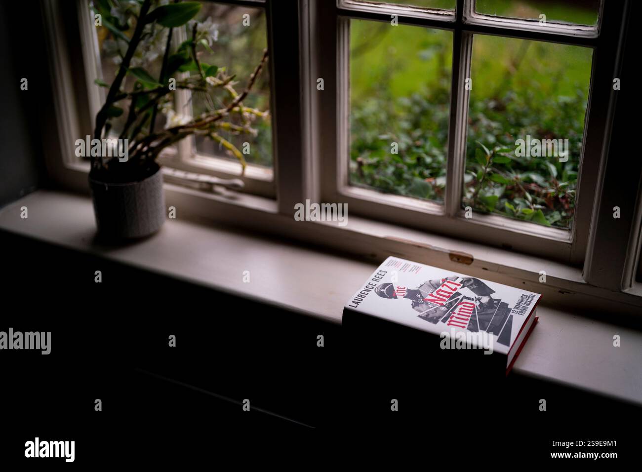 A book titled 'The Nazi Mind' by Laurence Rees in the north London home ...