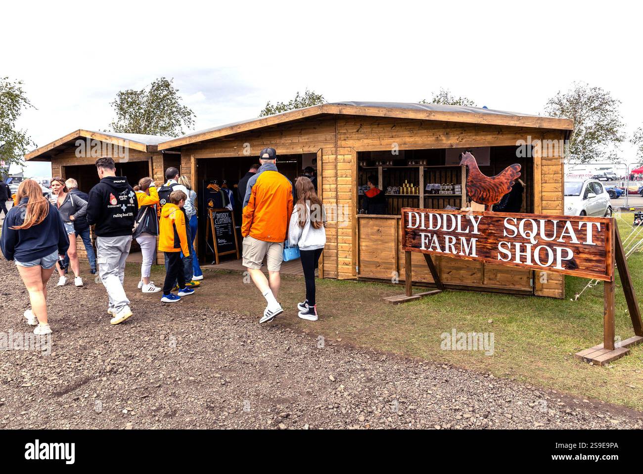 Diddly Squat Farm shop at the Silverstone Festival 2024 Stock Photo - Alamy