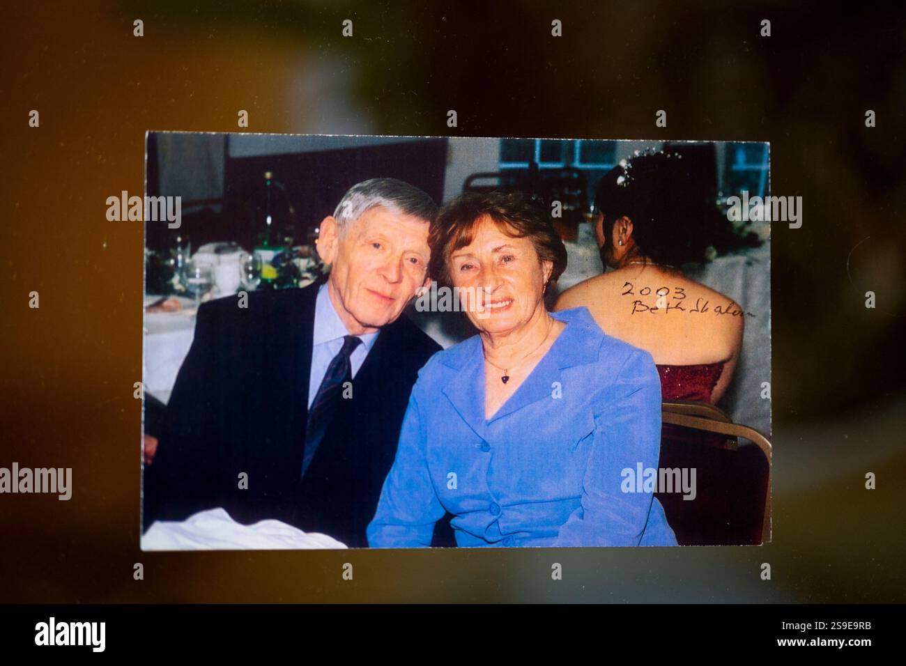 An old photograph of Holocaust survivor Susan Pollack is shown in her ...