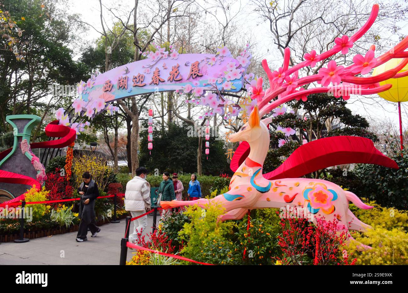 The 2025 West Lake Spring Flower Show kicks off in Hangzhou City, east ...