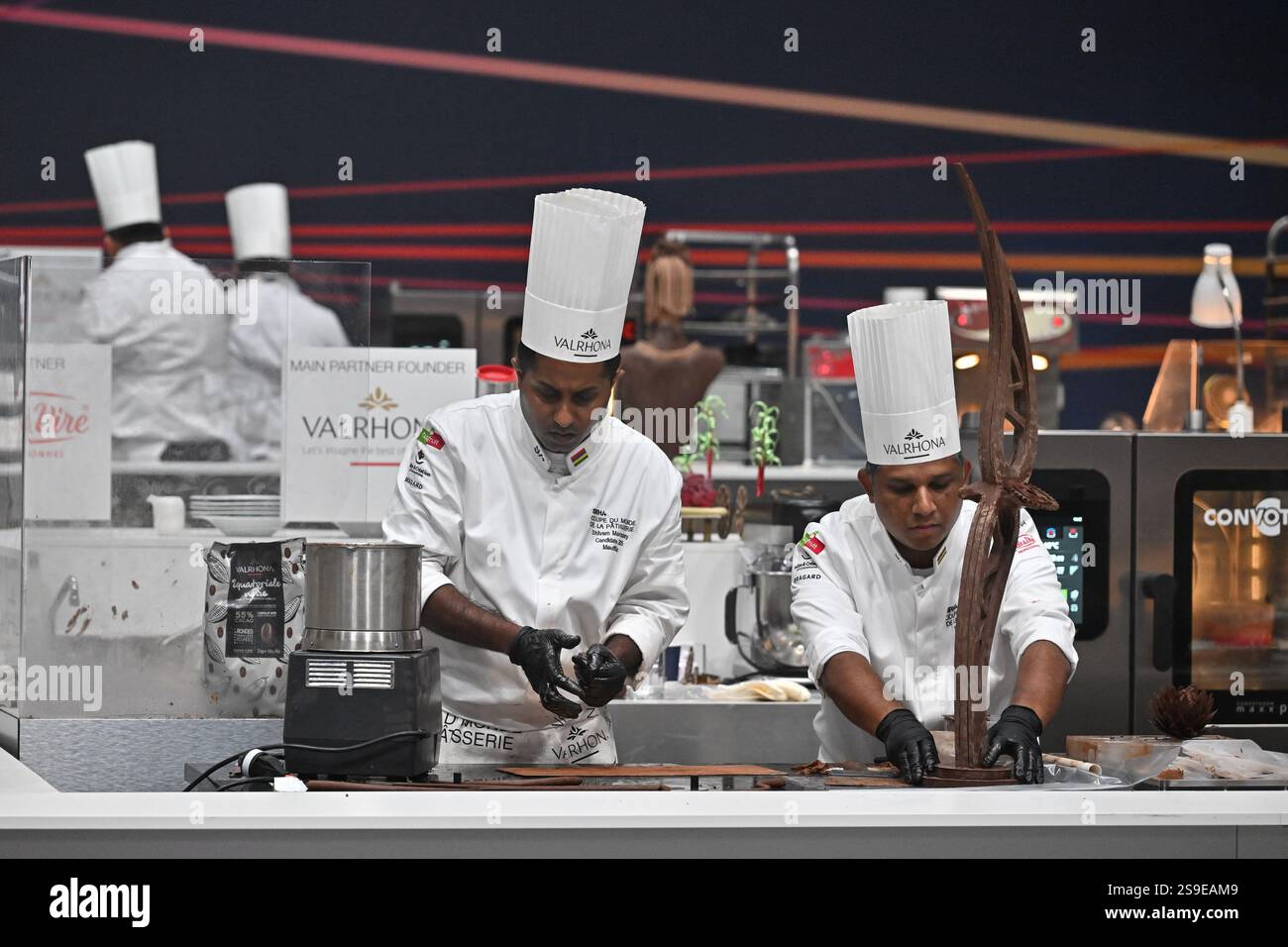 Team Mauritius attending the Pastry World Cup ahead of SIRHA in Lyon ...