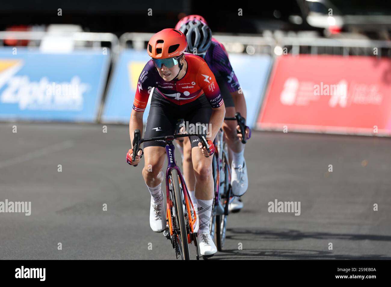 Ruth Edwards of team Human Powered Health during the Santos Women's ...