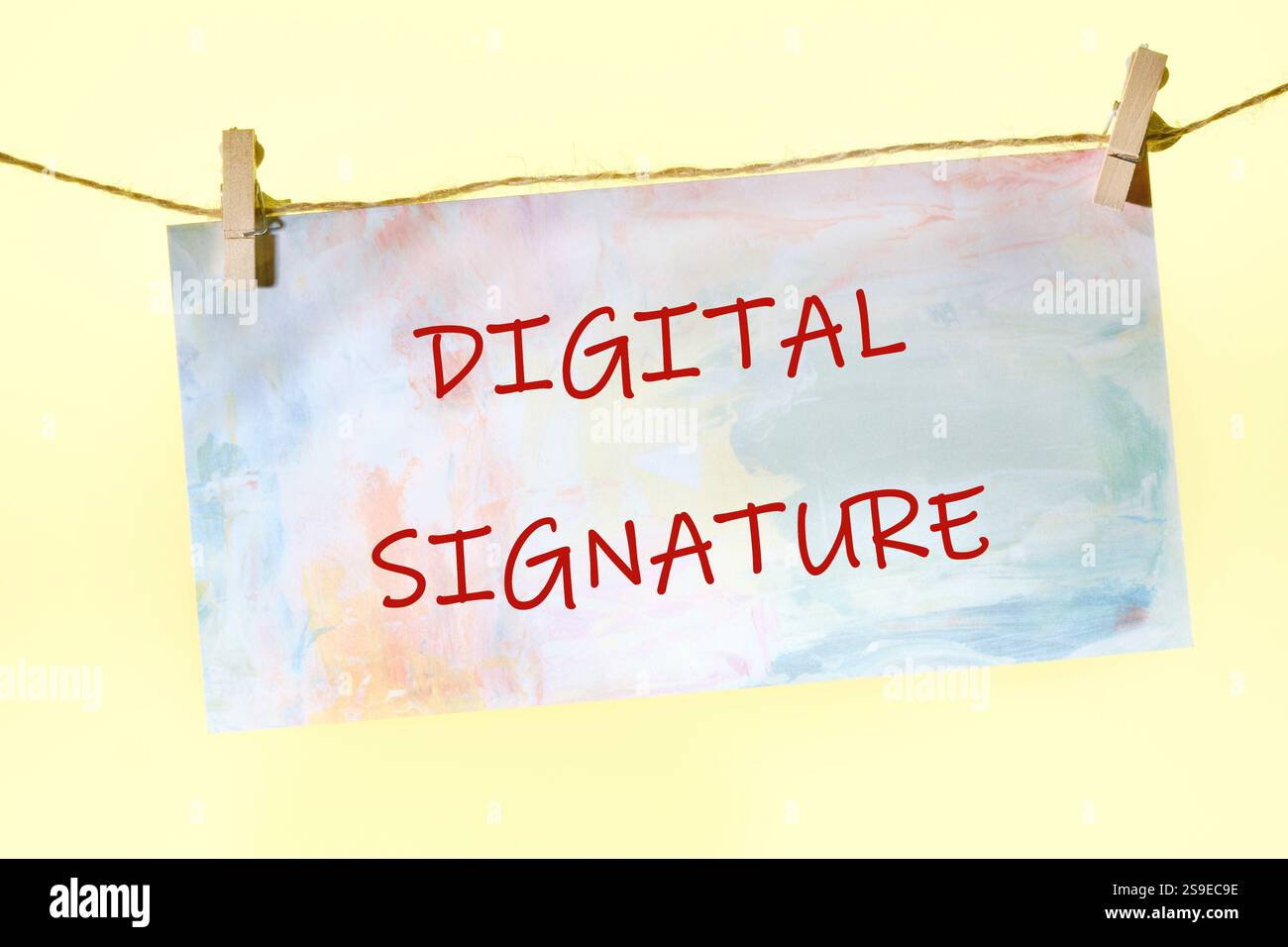 This concept illustrates the significance of digital signatures in ...