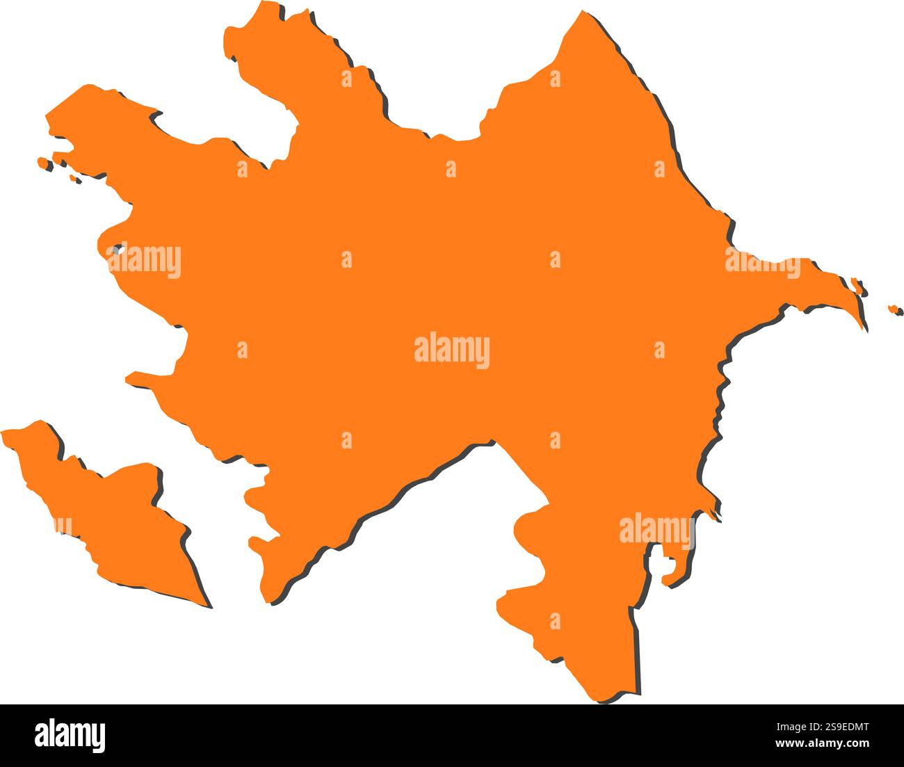 Maps of azerbaijan Stock Vector Images - Alamy