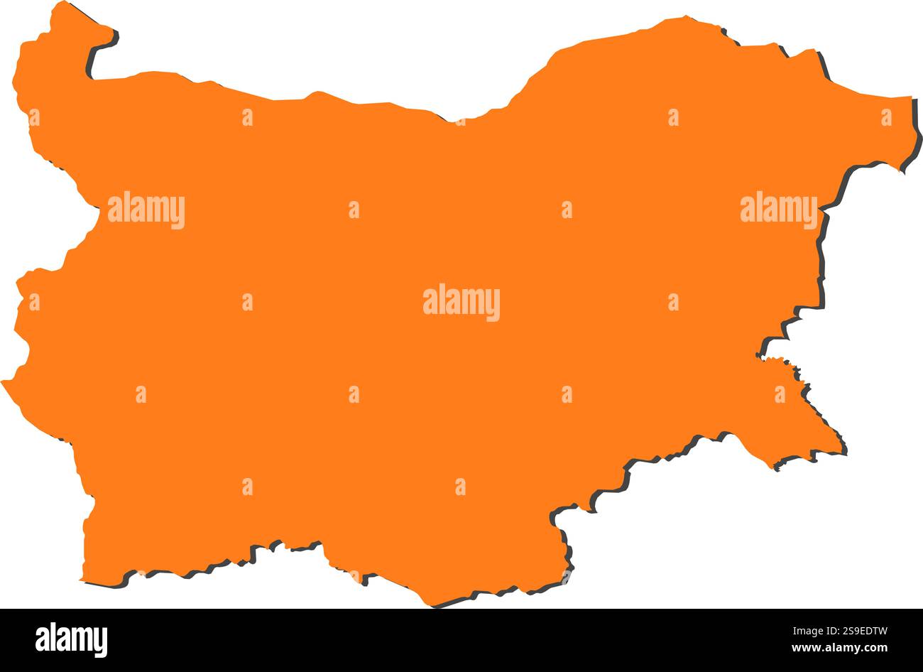 Bulgaria on planet earth Stock Vector Images - Alamy