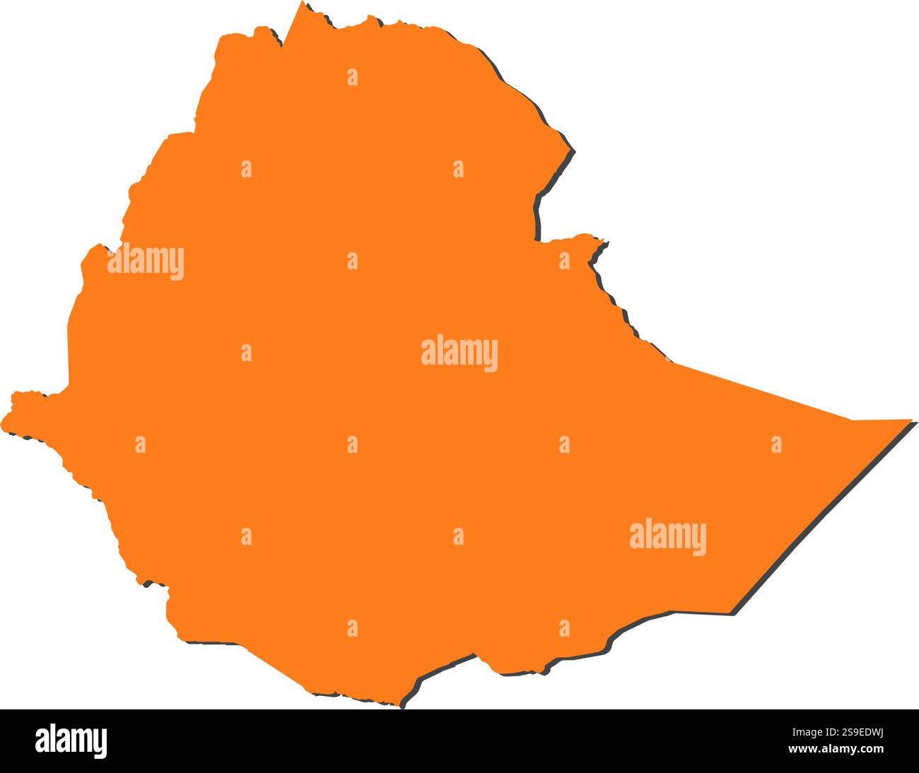 Maps of ethiopia Stock Vector Images - Alamy