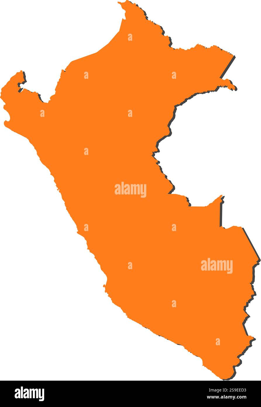 Peru in 3d Stock Vector Images - Alamy