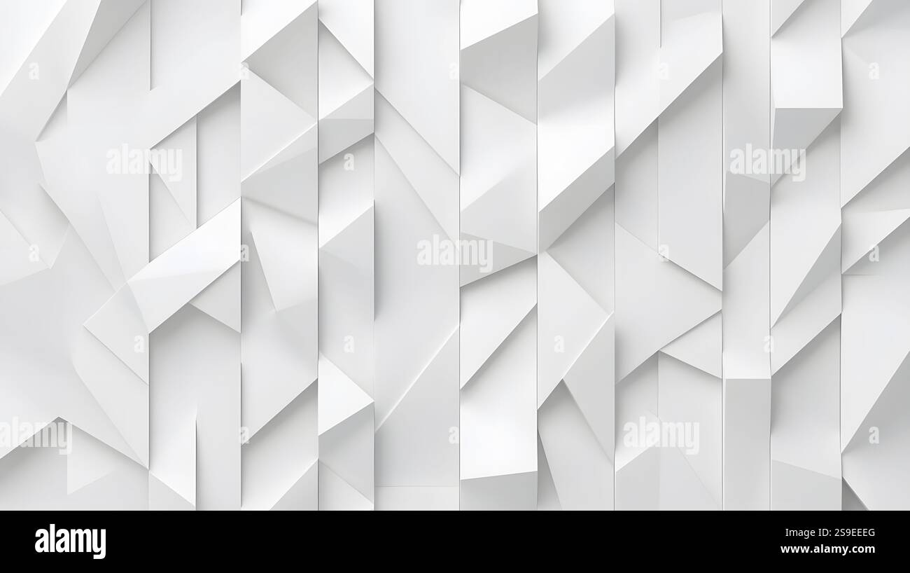 Monochromatic Grid Of Angularfaceted 3d Shapes With Sharp Edges And A Minimalistgeometric