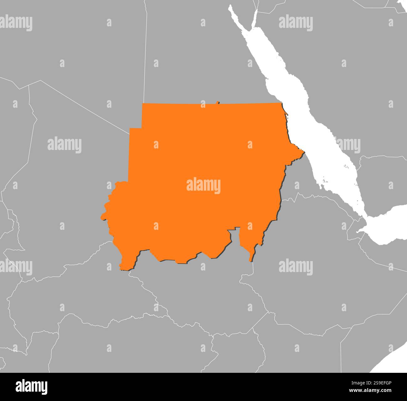 Maps of sudan hi-res stock photography and images - Alamy