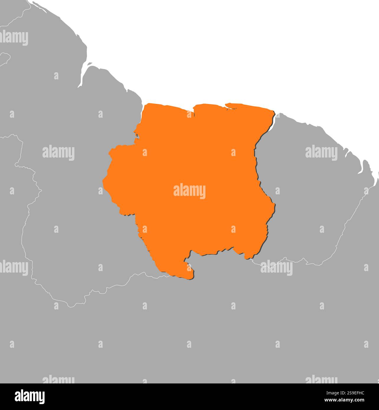 Abstract suriname map Stock Vector Images - Alamy