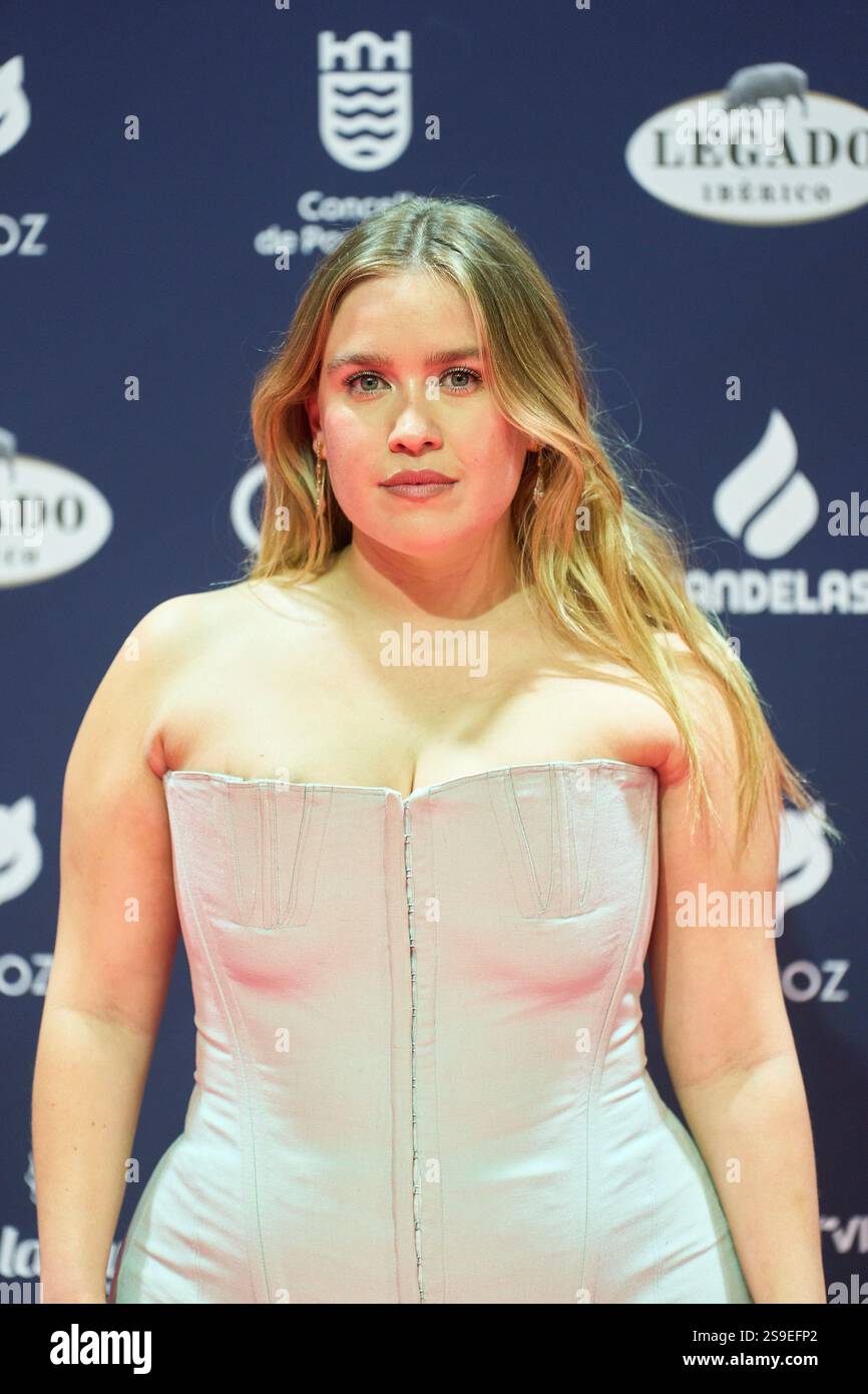 January 25, 2025, Pontevedra, Galicia, Spain: Clara Sans attends â ...