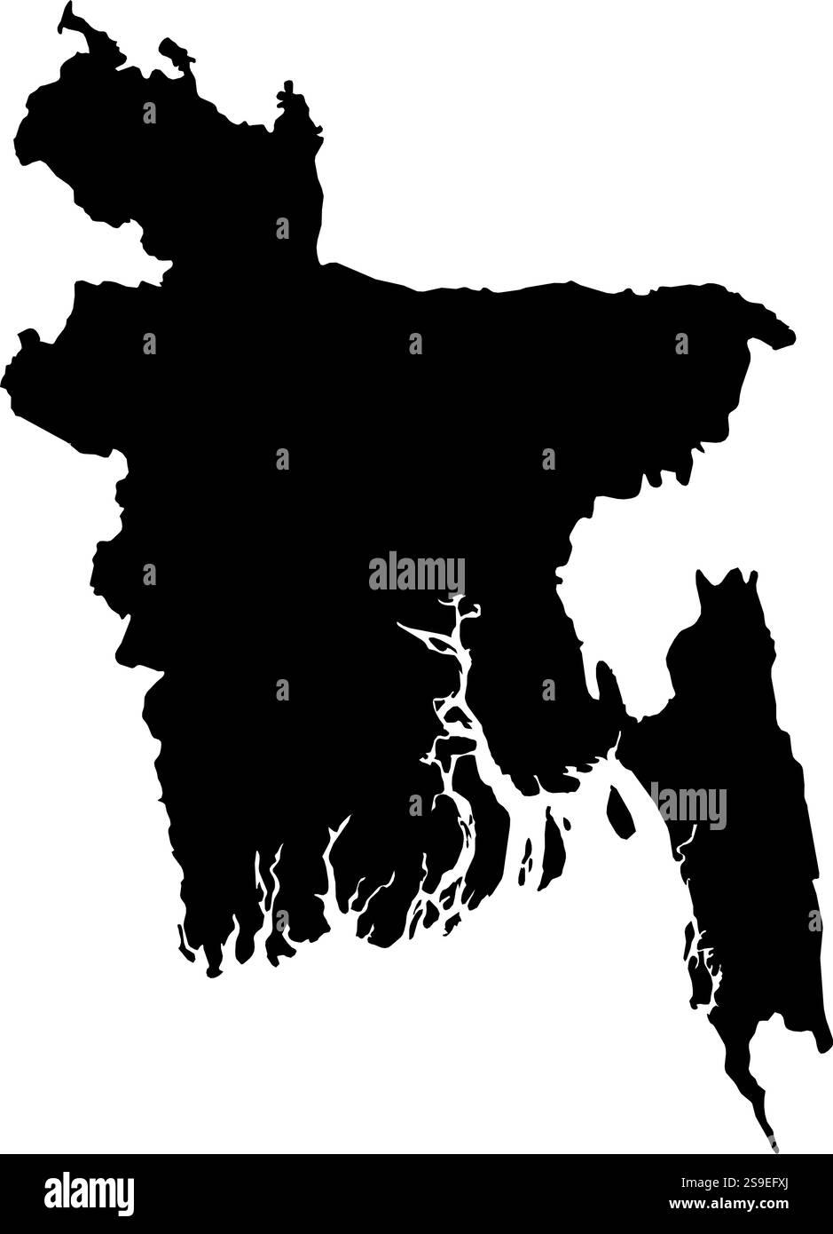 Political map bangladesh Stock Vector Images - Alamy